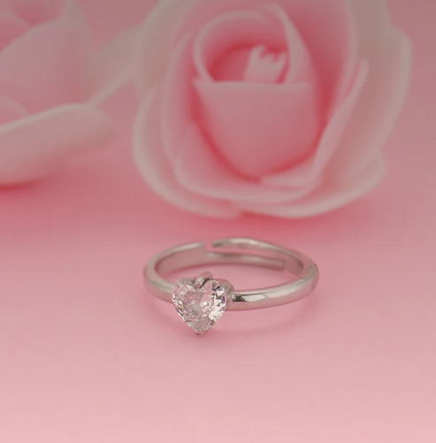 Silver Passionate Love Ring – Francesca Gems